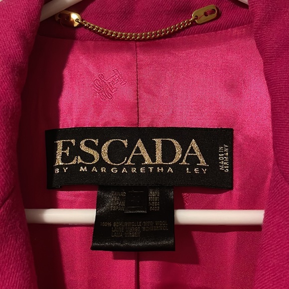 Escada | Jackets & Coats | Escada Color Block Multi Color Unique ...